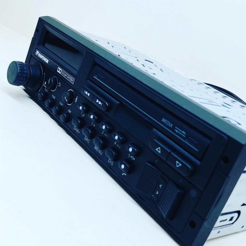 EUROVOX INSPIRED SQR-46 BLUETOOTH DAB+ 1-DIN CAR RADIO