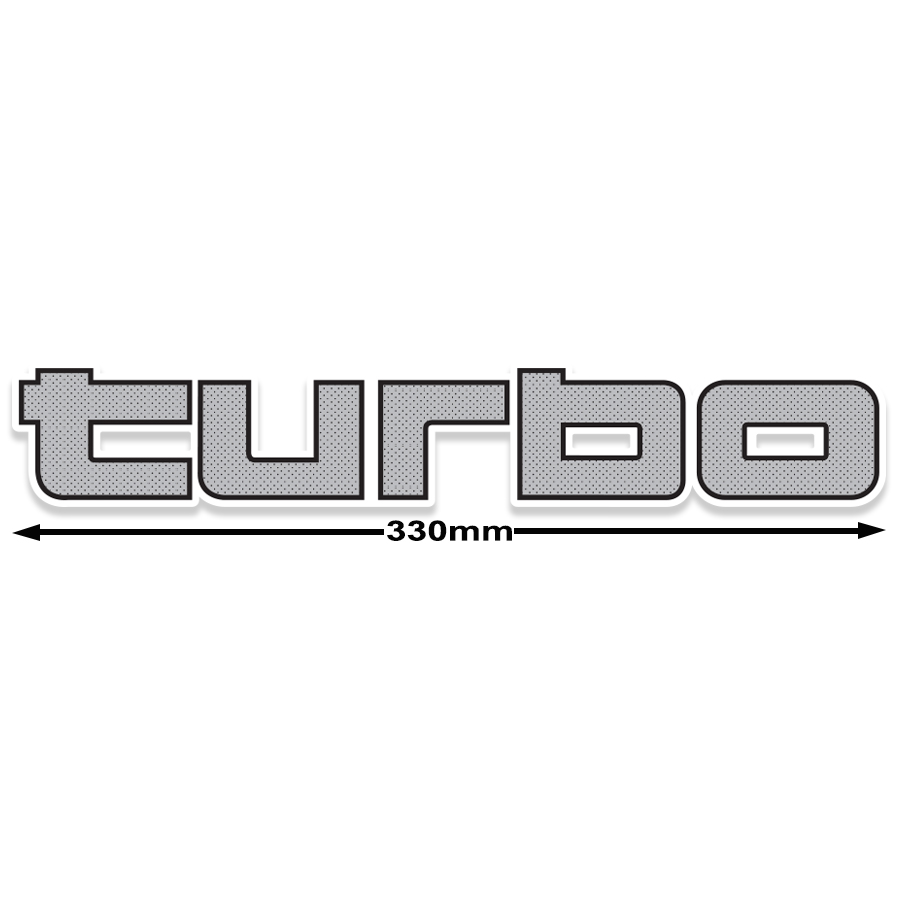 TURBO UPPER TAILGATE DECAL : 60-SERIES LAND CRUISER