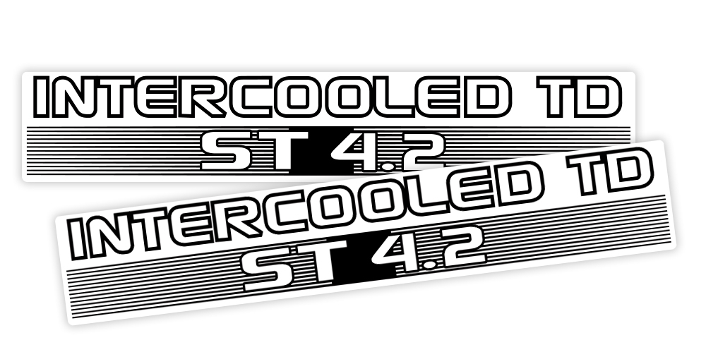 INTERCOOLED DX 4.2 DOOR DECAL SET : NISSAN PATROL (GU)
