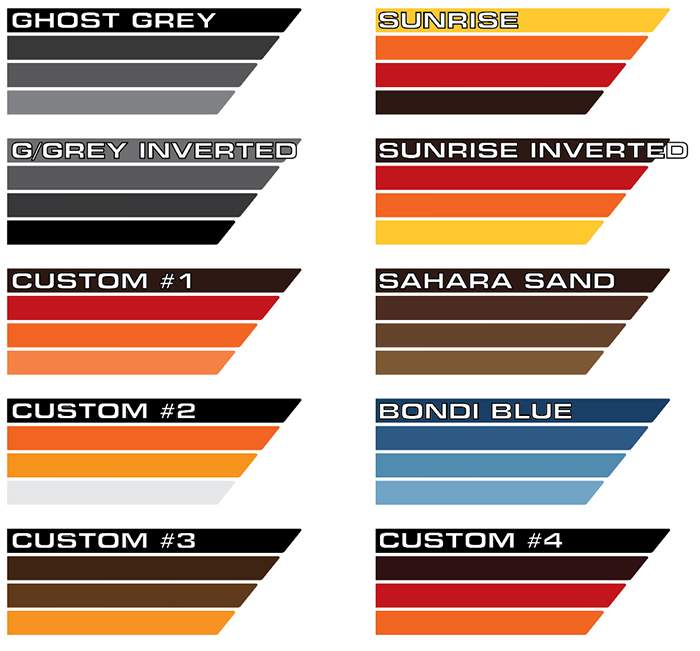 BROOME BODY STRIPES KIT : J60-SERIES TOYOTA LAND CRUISER